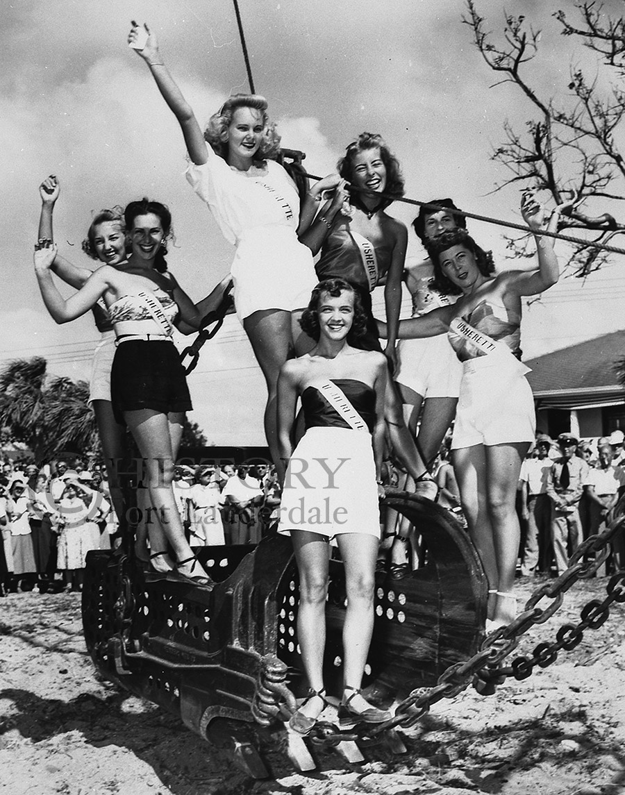 Usherettes at Bahia Mar - History Fort Lauderdale